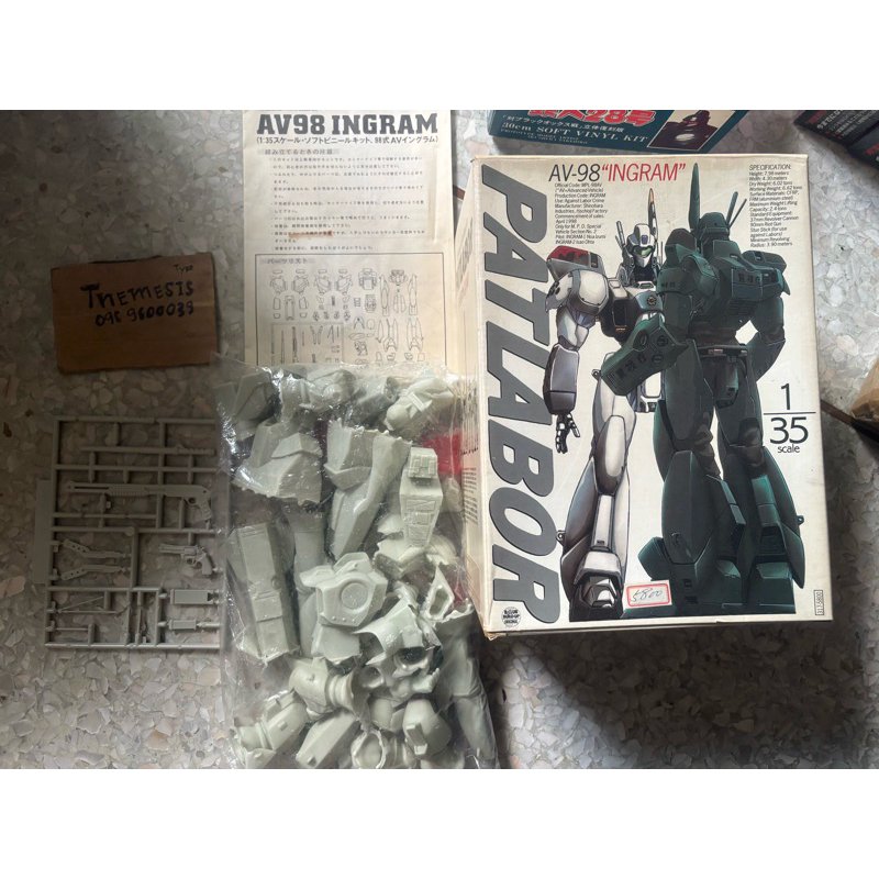 Vintage Patlabor AV-98 1/35 Scale Ingram Special Complete Set | Shopee Thailand