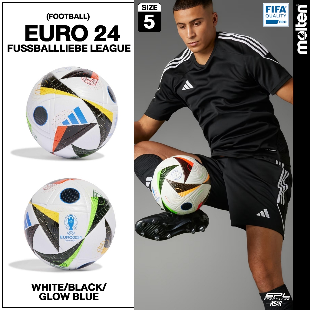 Adidas อาดิดาส ฟุตบอล สำหรับฝึกซ้อม เบอร์ 5 FB Euro 24 Fussballliebe ...
