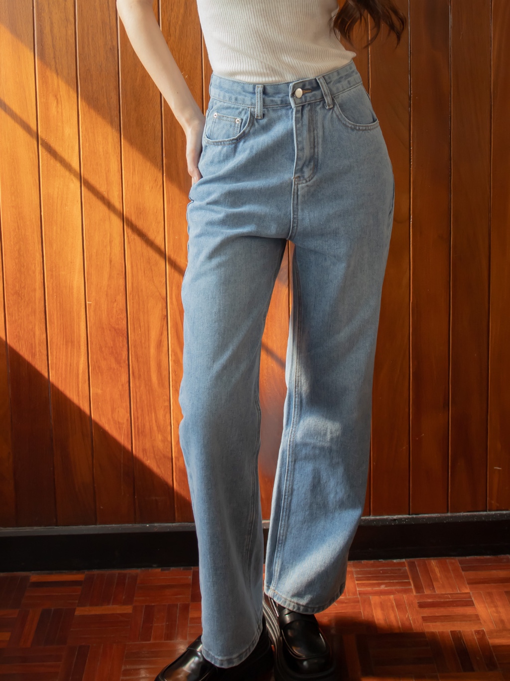 avo light sky jeans กางเกงยีนส์รุ่นใหม่มาแล้วค่า รอบนี้ avocado ตั้งใจ ...