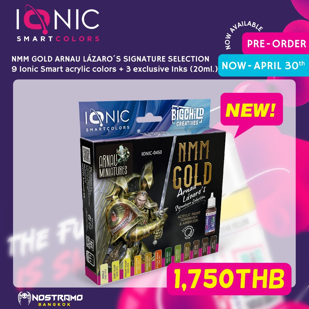 (Pre-Order) IONIC Smartcolors : IONIC NMM Gold Arnau lazaro's Signature ...
