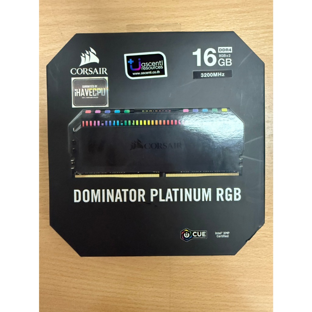 CORSAIR DOMINATOR PLATINUM RGB DDR4 8x2=16GB BUS 3200 (BLACK) [มือสอง ...