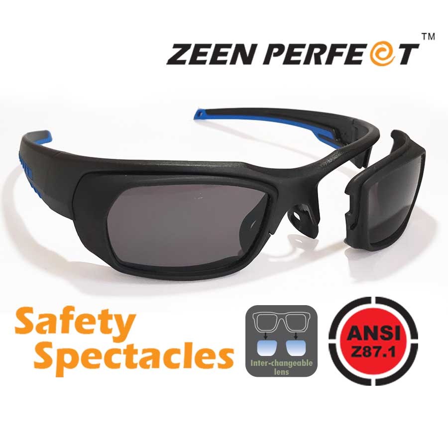 แว่น Safety ZEEN PERFECT รุ่น SG803RX ถอดเปลี่ยนเลนส์ได้ Design Sport ...