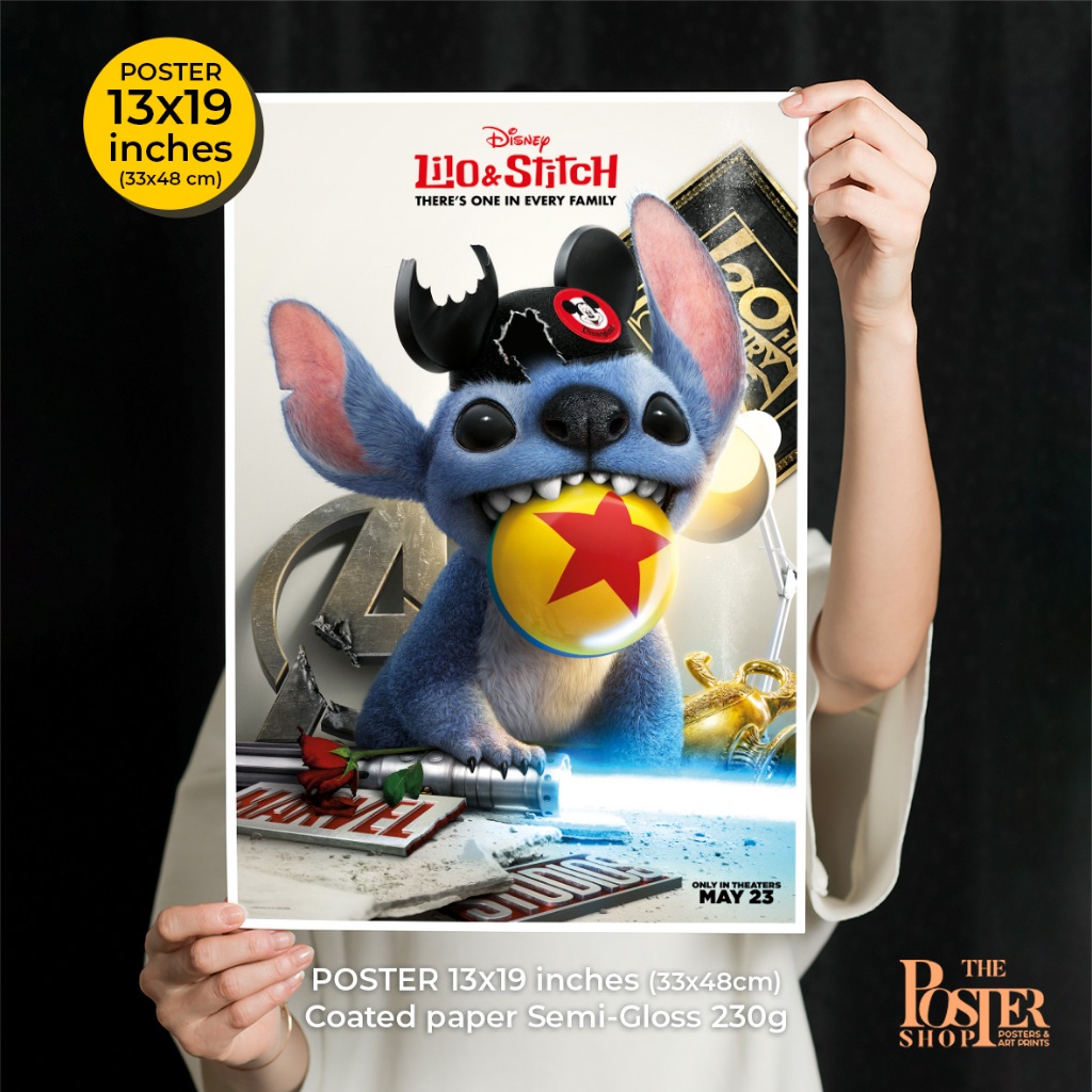 Lilo & Stitch Posters 2025 (Live Action) ลิโล่ & สติทช์ ภาพขนาด 33X48 ...