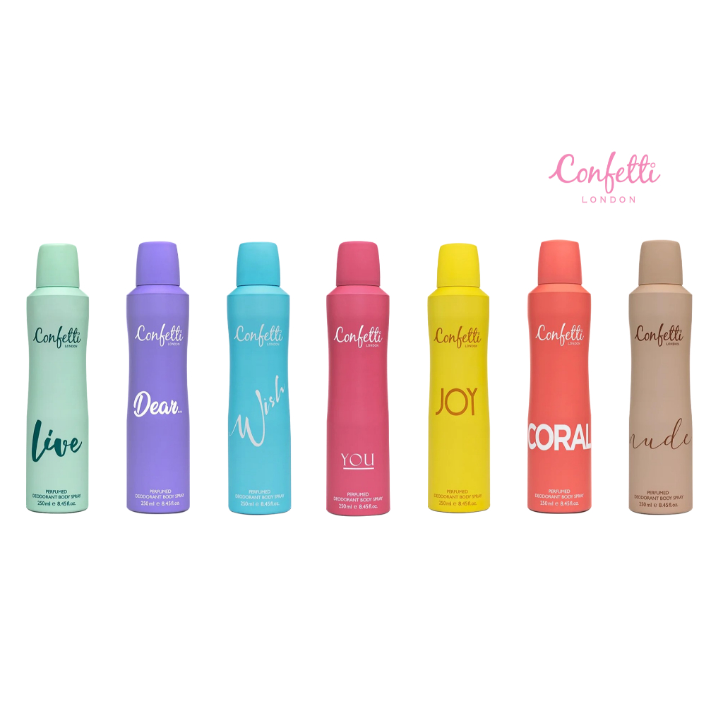 Confetti London Body Spray - Pastel series 250ml / คอนเฟตติ ลอนดอน บอดี ...