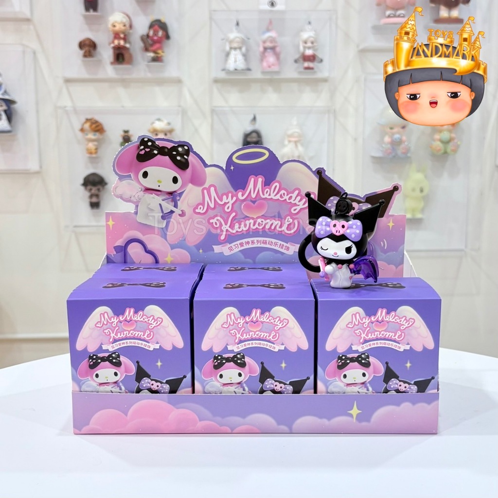 [ยกกล่อง] พวงกุญแจ Kuromi & My Melody Apprentice Cupid ไขลานได้ ...