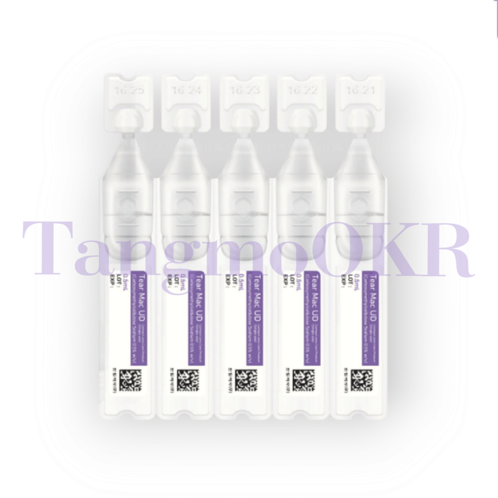 Tear mac ปริมาณ 0.5ml.x5หลอด ไม่มีสารกันเสีย เพิ่มชุ่มชื้นดวงตา ไม่มี ...