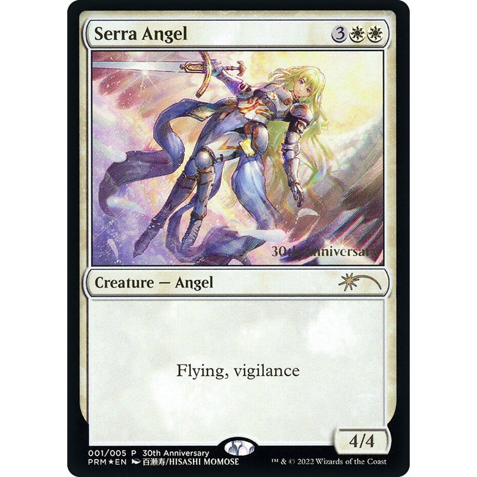 Serra Angel [Foil] P30H 30th Anniversary History Promos การ์ด Magic the Gathering [MTG] ของแท้ ...