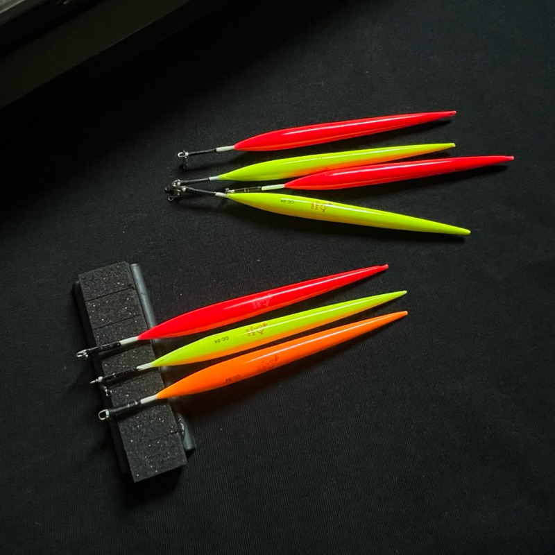 CC04 ทุ่นไม้บัลซ่า ทุ่นปากกา ทุ่นตกสวาย พันลูกหมุนพร้อมตก (3 ดอก 100 ...