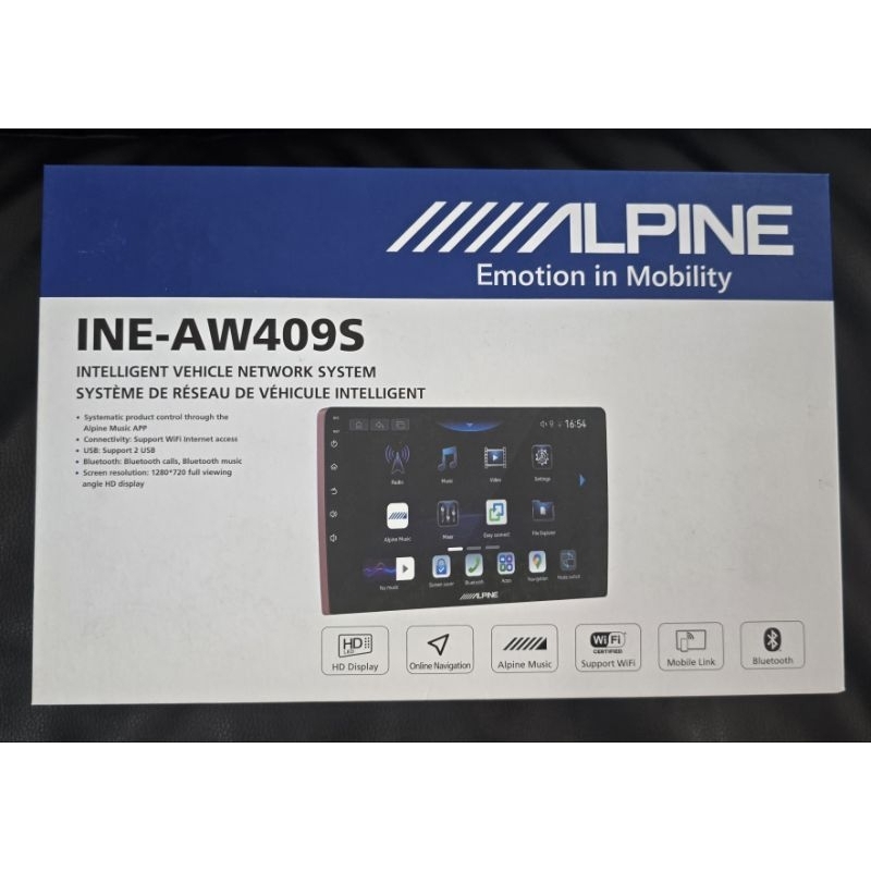 aline INE-AW409S 9-inch Digital Multimedia Receiver with ALPINE OS ...