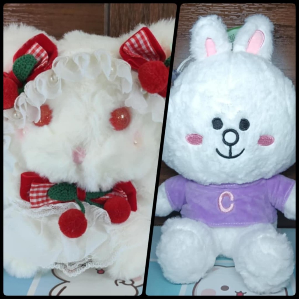ตุ๊กตากระต่ายสีขาว: โคนี่/ Cony และกระต่ายโลลิต้า/ Lolita | Shopee Thailand