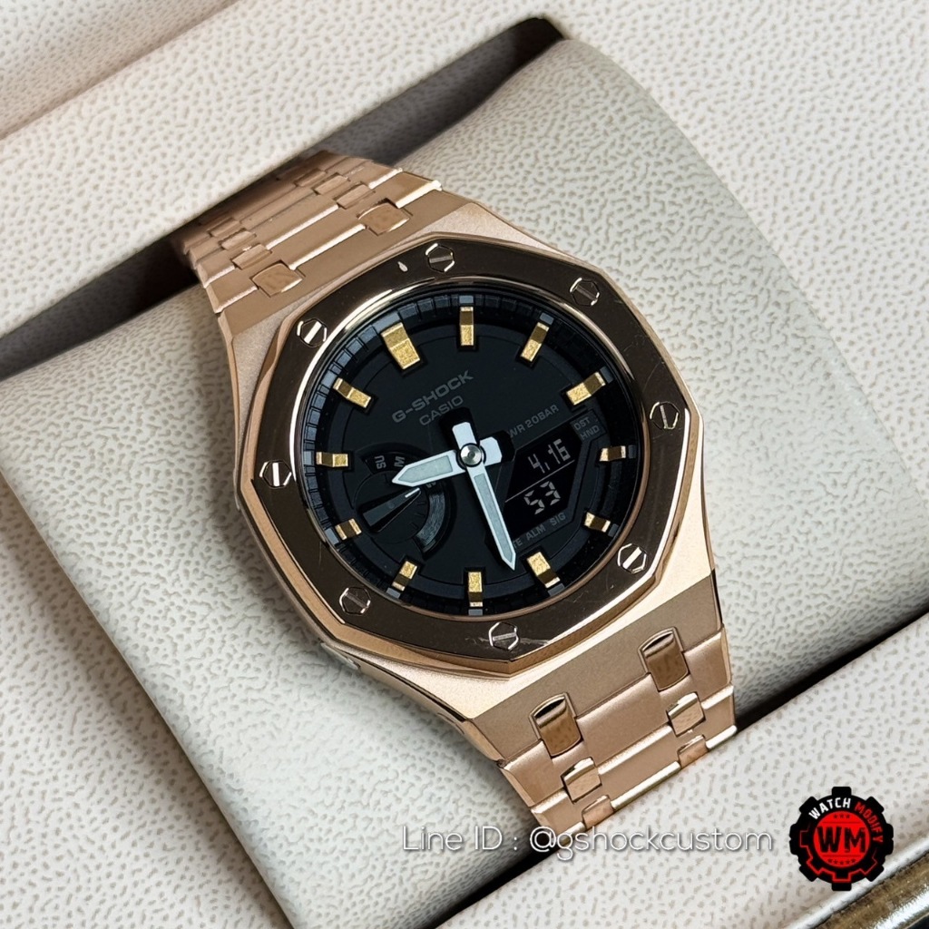 G-Shock AP Deseign Customized Full Metal Rosegold Very Premium Edition ...