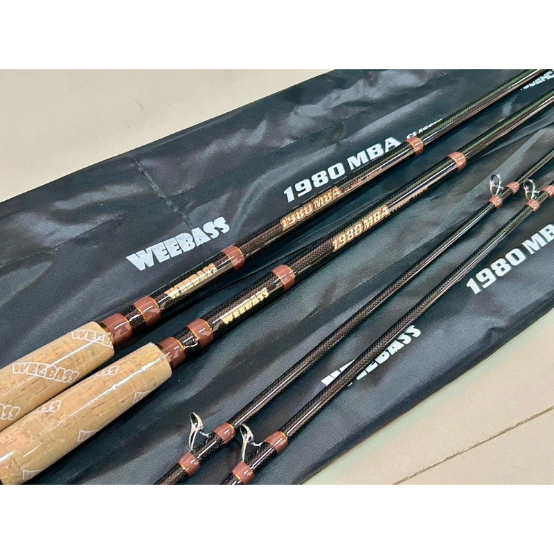 WEEBASS 1980MBA Classic Epoch เบท 10 ฟุต เวท 18-35 lb. 80-150g. คันกราไฟท์ สายผ้าK1ตลอดคัน ไกด์ ...
