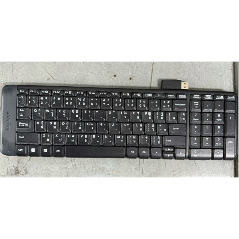 [มือ2 Used] Keyboard Wireless Logitech K220 พร้อมตัวรับสัญญาณ คีบอร์ด ...