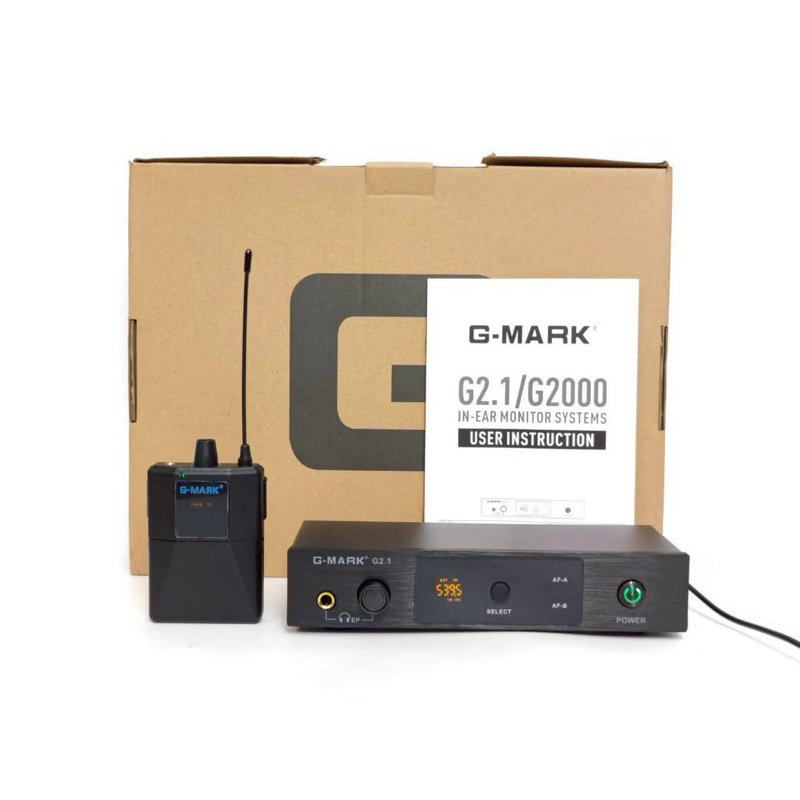 G-MARK G2.1 / G2000 – In-Ear Monitor Wireless System (UHF) ระบบมอนิเตอร์ไร้สาย | Shopee Thailand