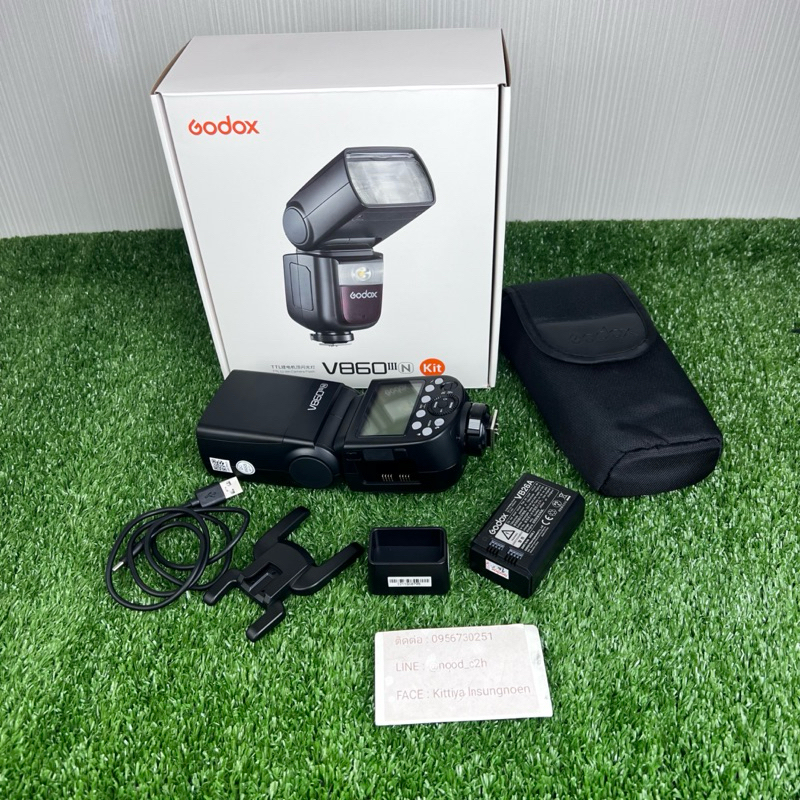 แฟลช Godox V860 III N สำหรับ Nikon หมดประกัน สภาพสวย | Shopee Thailand