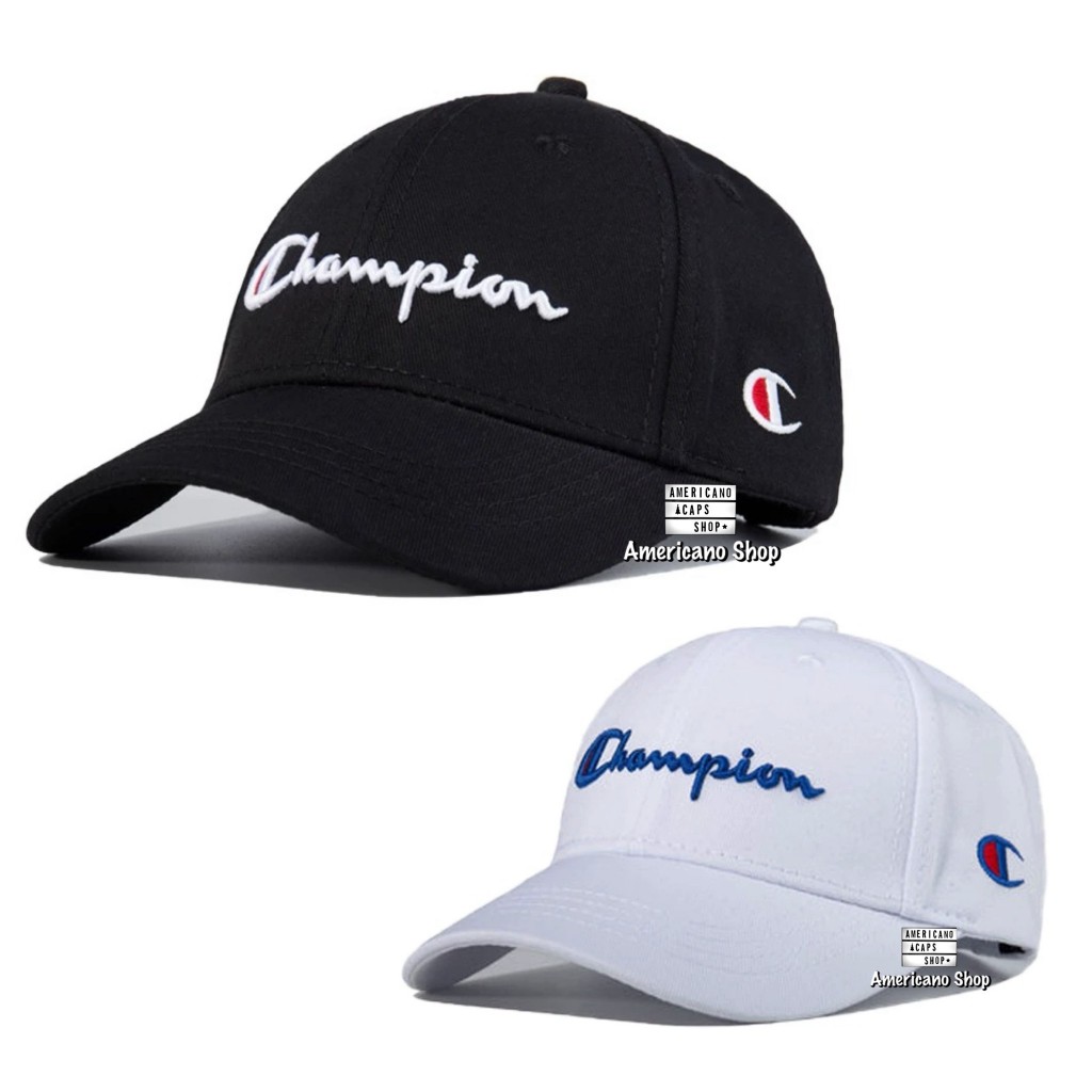 หมวกแก๊ป Champion Cap แชมป์เปี้ยน โลโก้ พร้อมตัวอักษร มี 3 สี(ส่งจากไทย ...