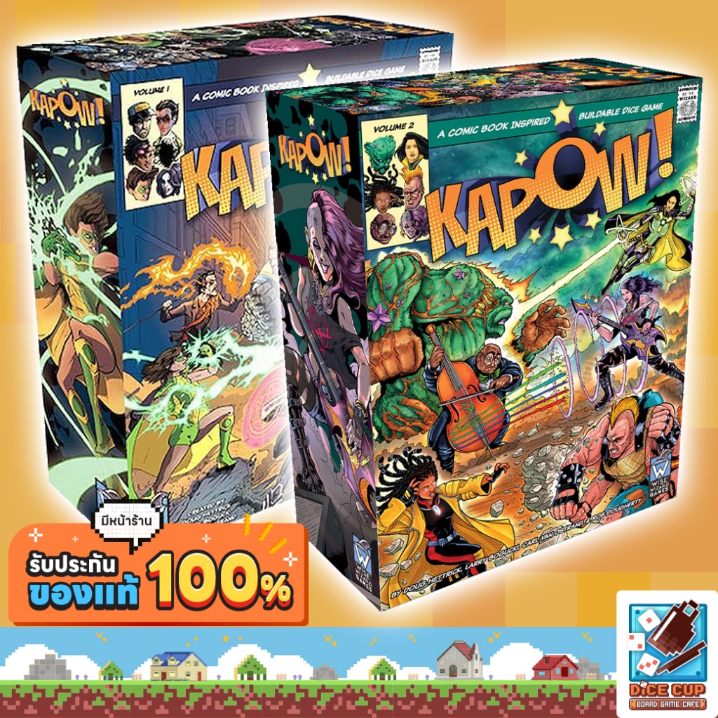 [ของแท้] KAPOW! Volume 1&2 Board Game | Shopee Thailand