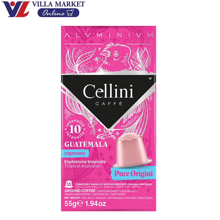 Cellini Guatemala Coffee Capsules 10 Caps - กาแฟแคปซูล Cellini นำเข้า ...