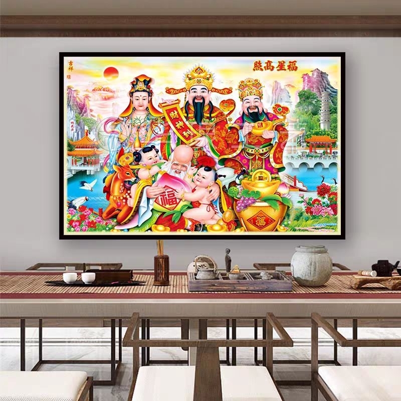 E341ดอกโบตั๋นสีสดใสครอสติช11ct | Shopee Thailand