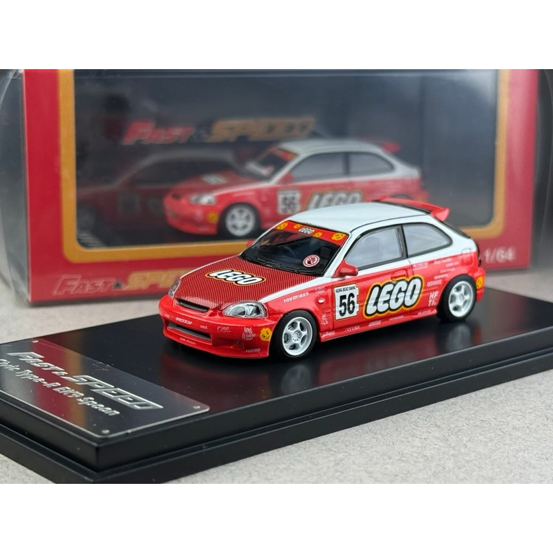 🔹Honda Civic Type R EK9 LEGO Scale 1:64 ยี่ห้อ FastSpeed | Shopee Thailand