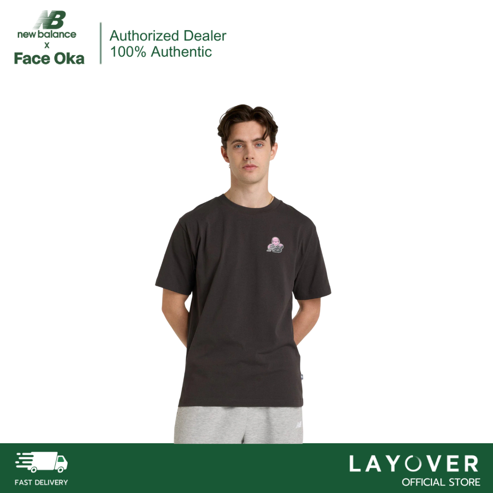 [ส่วนลด20% 20XTRA] New Balance x Face Oka Black | Shopee Thailand