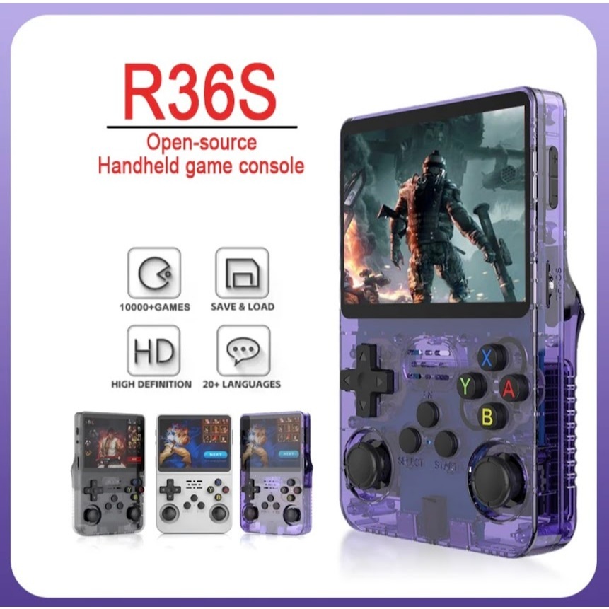 Retro Handheld R36S สินค้า มือ 1 ประกัน 6 เดือน รวมเกมกว่า 15000 เกม ...