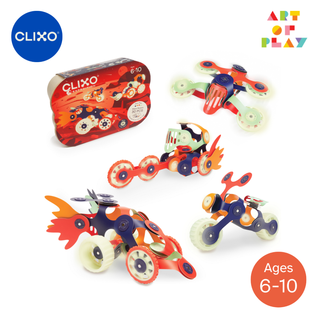 Clixo Mars Rovers Pack - ของเล่นตัวต่อแม่เหล็กรูปแบบใหม่จาก USA : เหมาะ ...