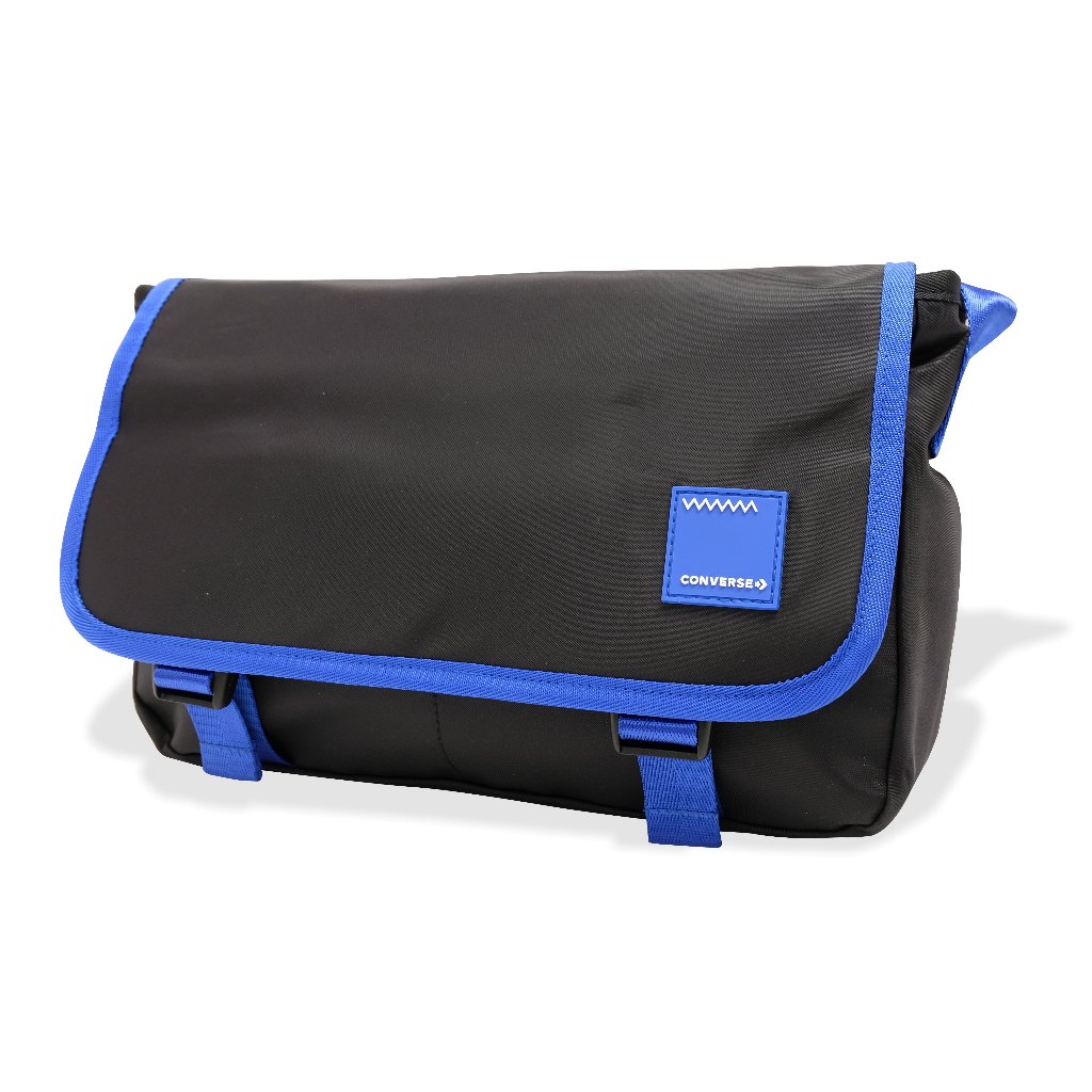 CONVERSE กระเป๋า BE THE PARTNER OF COLOR MESSENGER BAG BLACK UNISEX ...