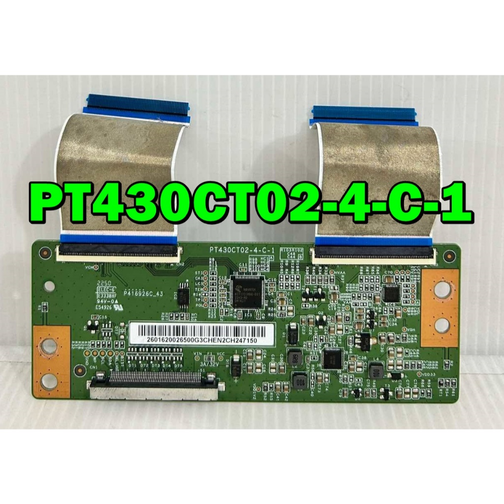 ทีคอน PHILIPS 43นิ้ว รุ่น 43PFT6915/67 พาร์ท PT430CT02-4-C-1 อะไหล่ของ ...