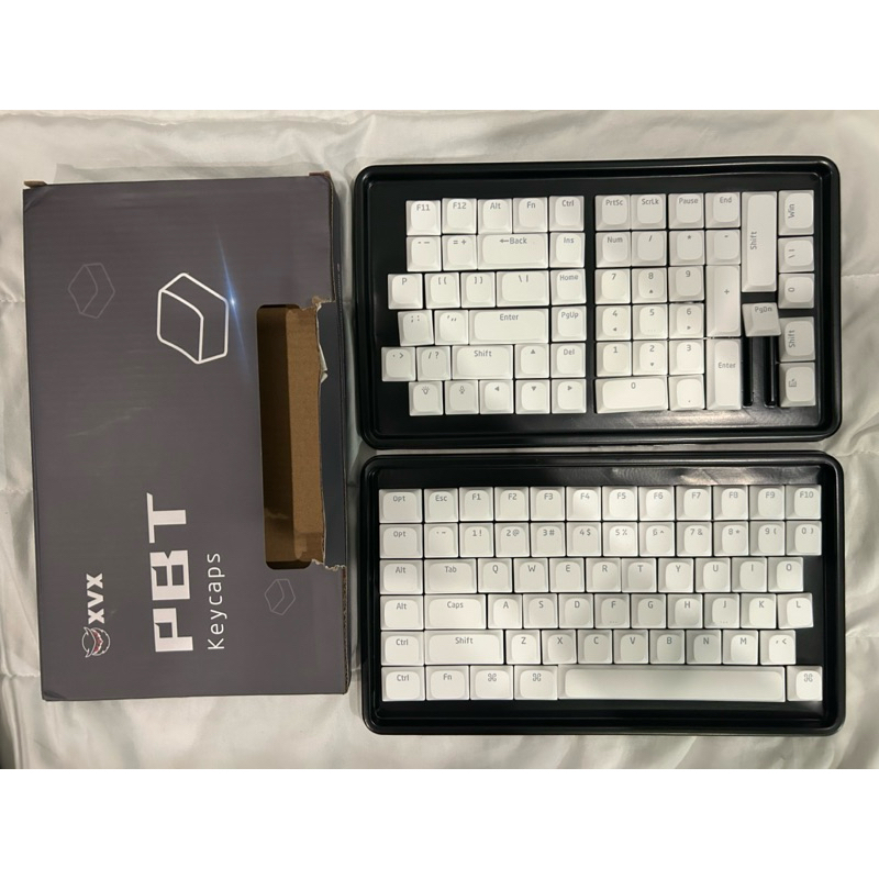 XVX Low Profile PBT Keycaps 118 Keys white | Shopee Thailand