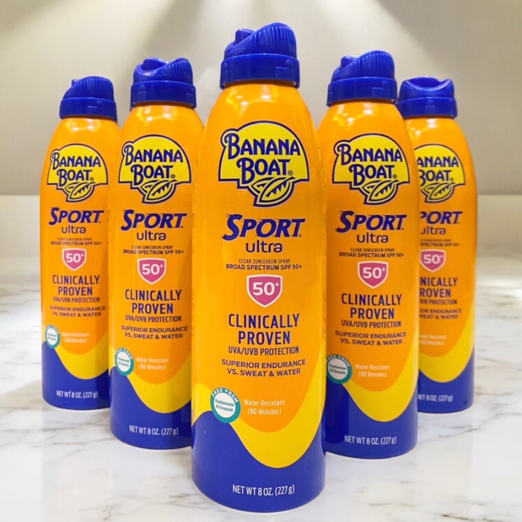 Banana Boat Sport Ultra Broad Spectrum Sunscreen Lotion/Spray SPF 50 ...