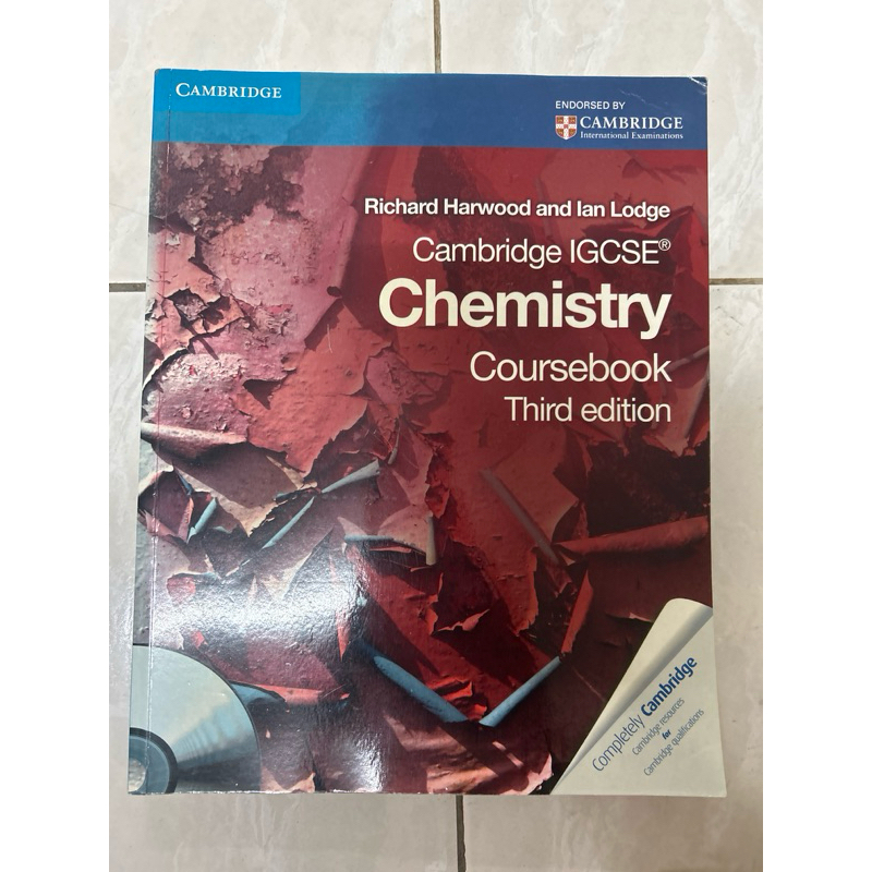 cambridge igcse chemistry coursebook third edition มือสองมีซีดี ...