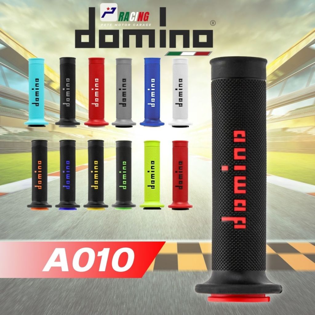 ปลอกแฮนด์Domino รุ่น A010 แท้ MADE IN ITALY ปลอกแฮนด์โดมิโน นุ่มสบาย ติดมือ ไม่ลื่น DominoA010 ...