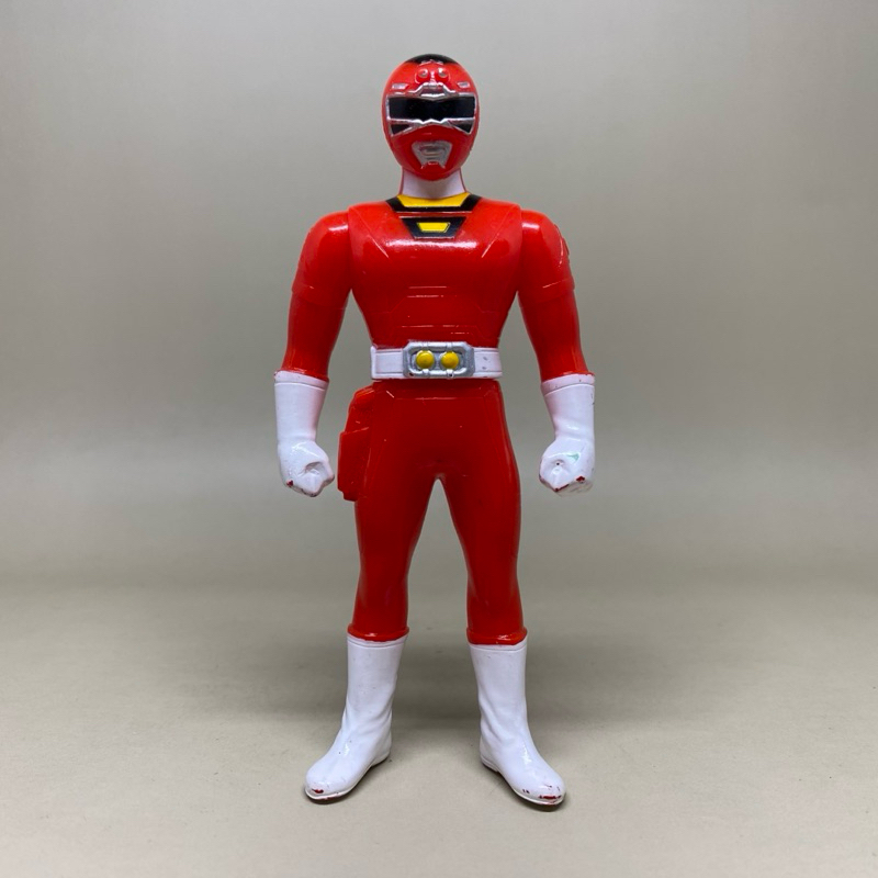 Sentai Carranger Red (1996) Soft Figure | Original Bandai | หุ่นซอฟท์ ...