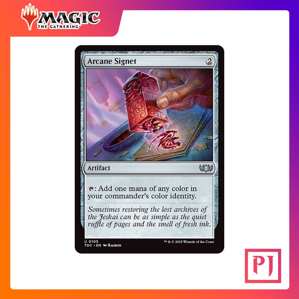 [MTG] Arcane Signet [TDC] [LAND] [UNCOM] [NORMAL] [ENG] (การ์ดเมจิค ...