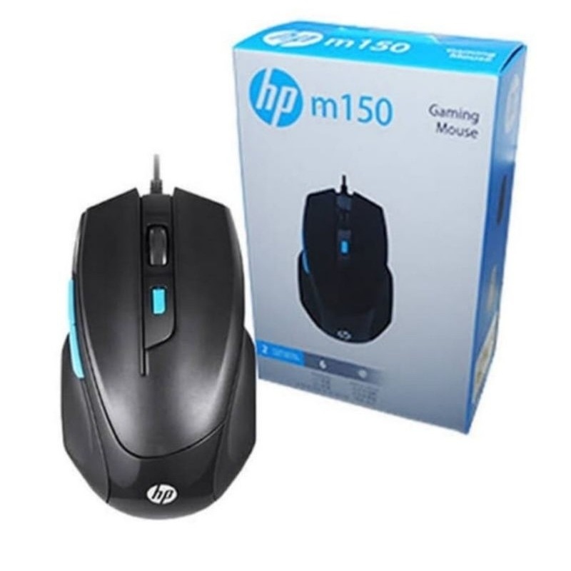 HP M150 Gaming Mouse เมาส์มีสาย USB สีดำ ดีไซน์เกมมิ่ง ปรับ DPI ได้ ...