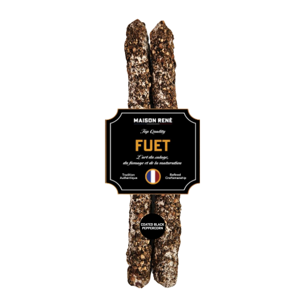 Fuet Coated black pepper 70g ไส้กรอกหมูฟูเอตเคลือบพริกไทยดำ | Shopee ...