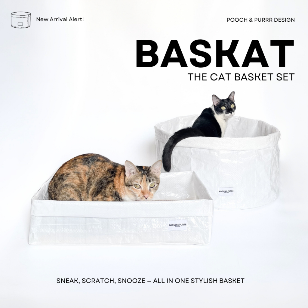 POOCH & PURRR | BASKAT ตะกร้าลับเล็บแมว ตะกร้าแมวอเนกประสงค์ | Shopee ...
