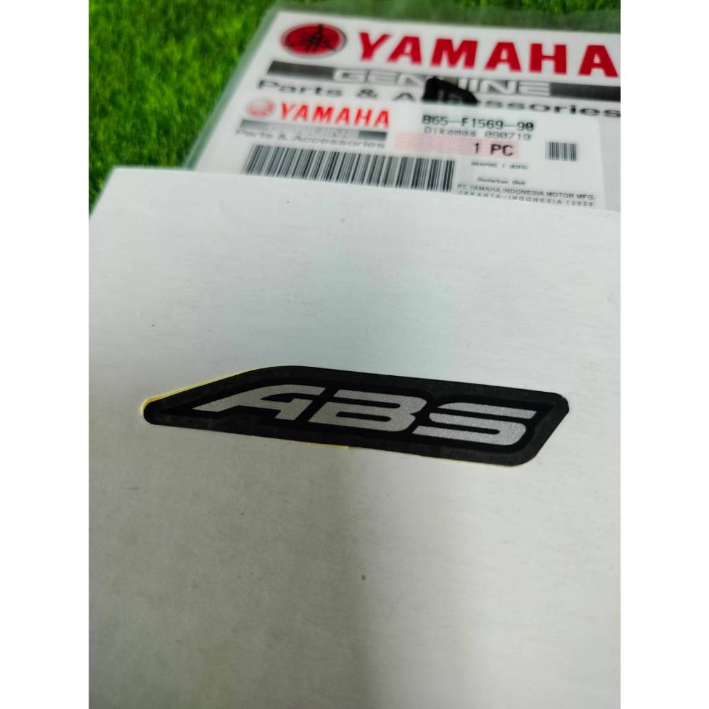 สติ๊กเกอร์โลโก้ ABS Yamaha แท้เบิกศูนย์ [B65-F1569-90] | Shopee Thailand