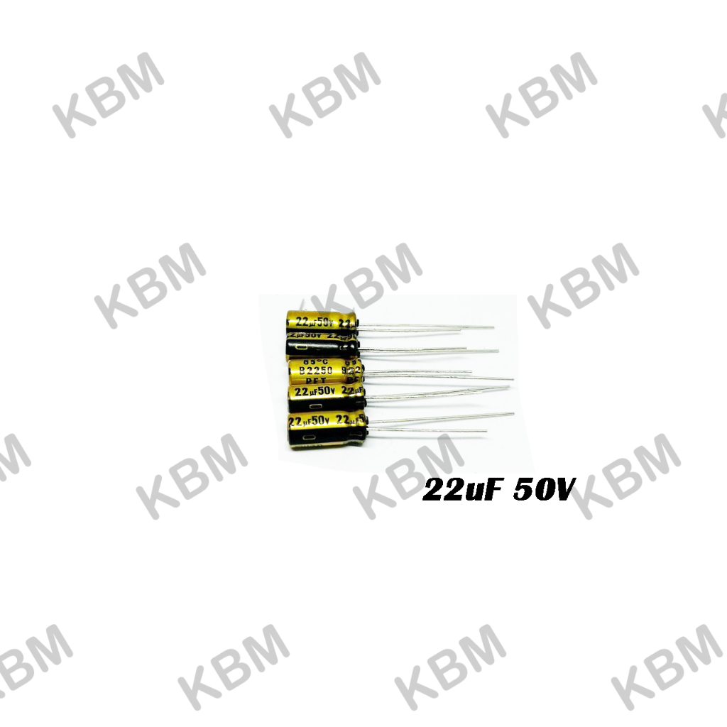 Capacitor (คาปาซิเตอร์) 22uF 50V NICHICON AUDIO CAPACITOR Fine Gold ...