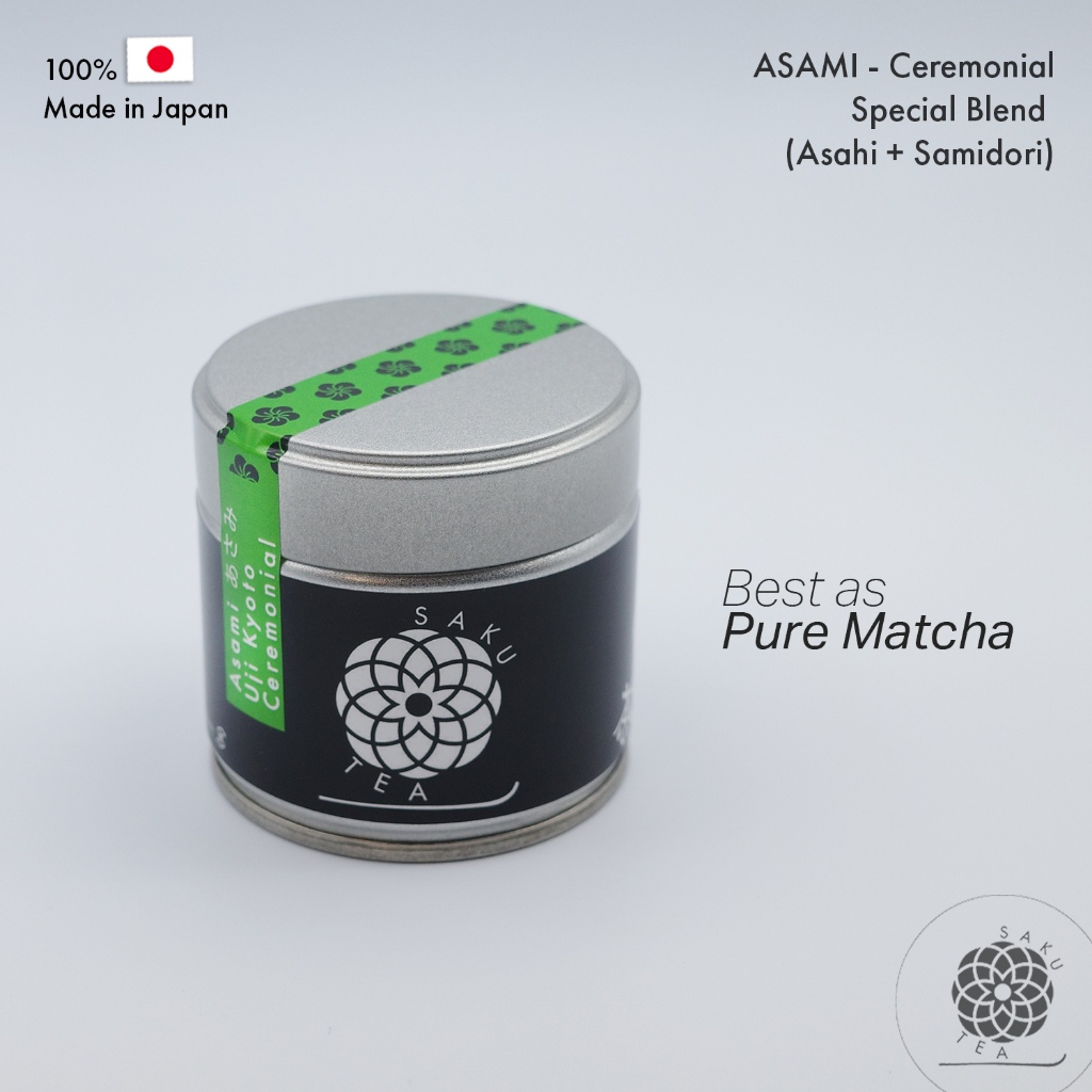Saku Tea 咲く茶 - ASAMI あさみ Ceremonial Matcha มัทฉะเบลนด์ 2 สายพันธุ์ SAKU ...