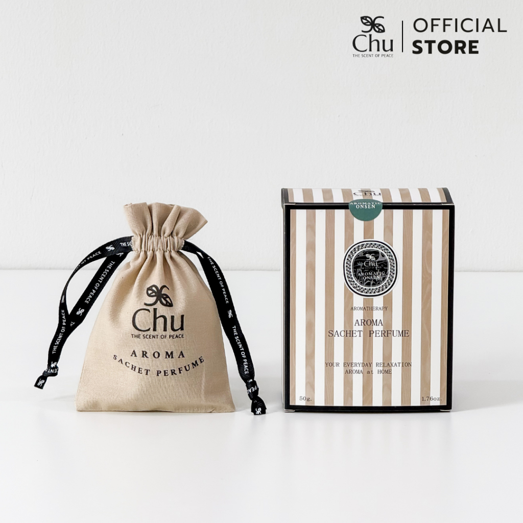 Chu Aromatic Onsen Aroma Sachet Perfume 50 g. ถุงหอมอโรม่า กลิ่นอโรมาติ ...