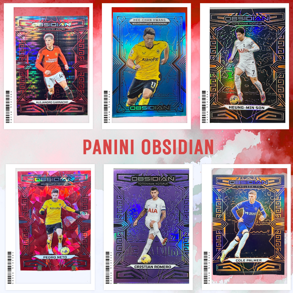 SET : PANINI OBSIDIAN - PALMER, SON, GARNACHO, NETO,ROMERO | Shopee ...
