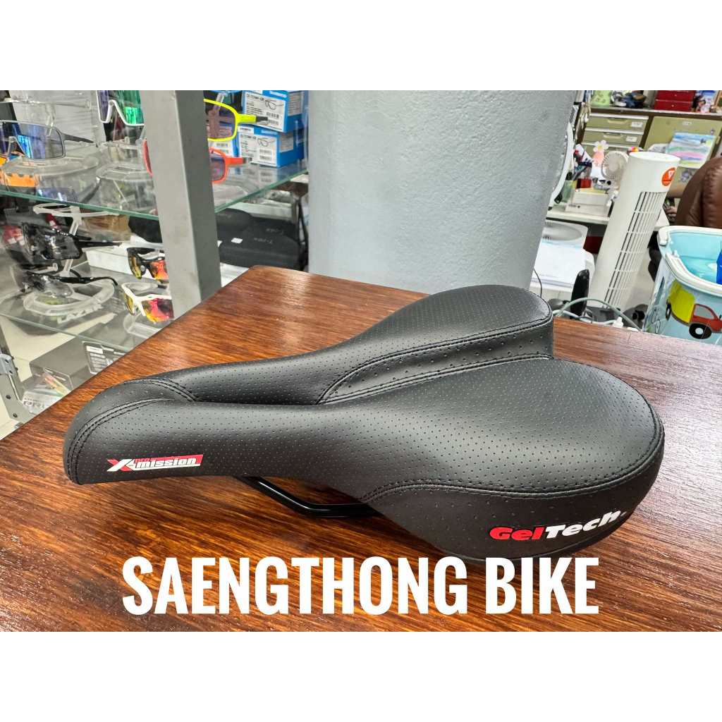 เบาะจักรยานแบบเจล X-Mission รุ่น GELTECH หนานุ่ม สำหรับคนชอบเบาะหนา และ นุ่ม นั่งสบายก้น ...