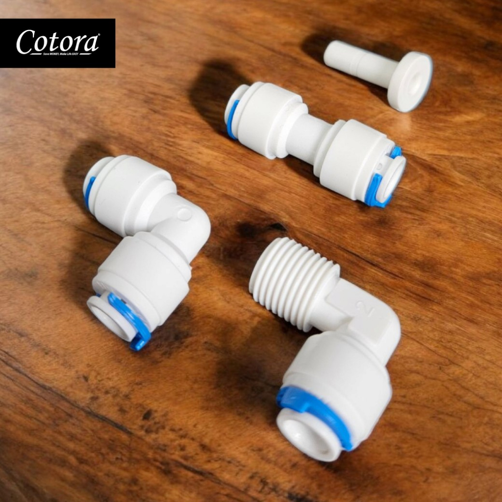 (ได้3ชิ้น) Cotora ข้อต่อ เครื่องกรองน้ำ ต่อกับสายเครื่องกรองน้ำ ต่อสาย ...