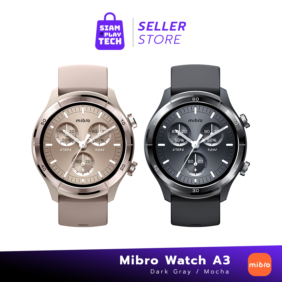 Mibro Watch A3 สมาร์ทวอทช์คุยโทรศัพท์ได้หน้าจอ 1.39 นิ้ว คมชัดสูง ใช้ ...