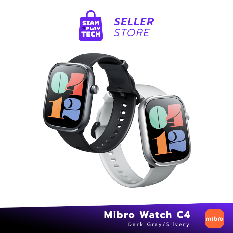 Mibro Watch C4 สมาร์ทวอทช์พร้อมระบบโทรศัพท์ กันน้ำระดับ 2ATM หน้าจอ 2.01 นิ้ว | Shopee Thailand
