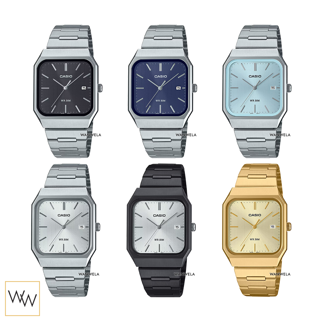 ของแท้ นาฬิกาข้อมือ Casio ผู้ชาย รุ่น MTP-B185D สายสแตนเลสส | Shopee ...