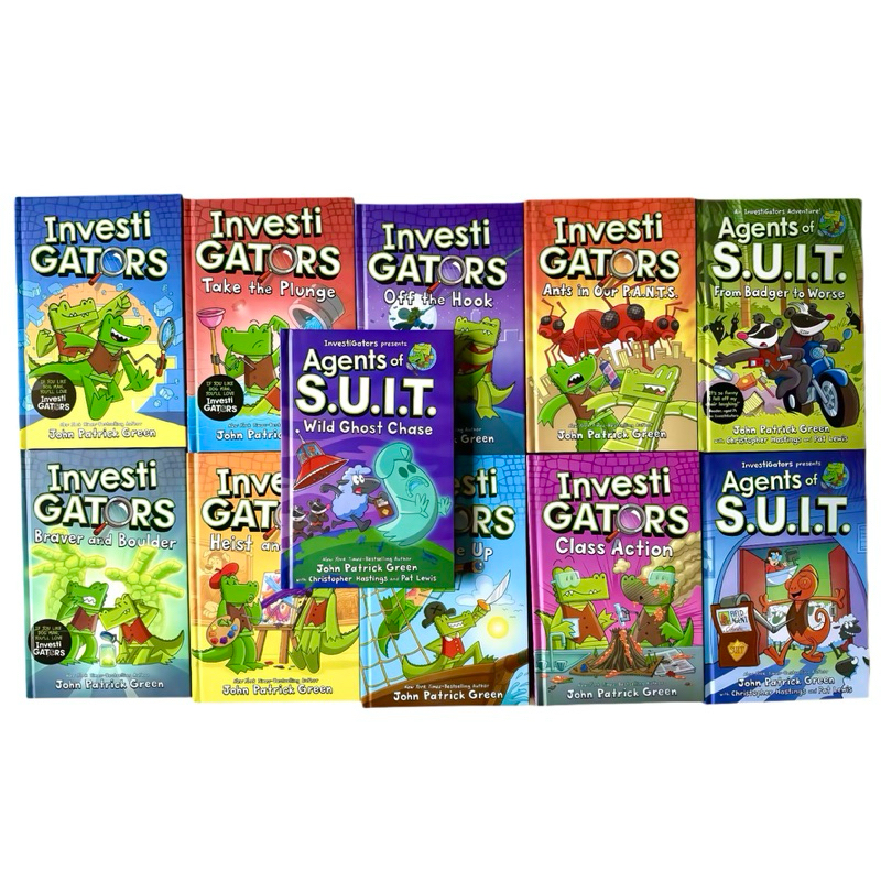 ปกแข็ง InvestiGators 1-11 Full Color English Comic Book Hardcover ...