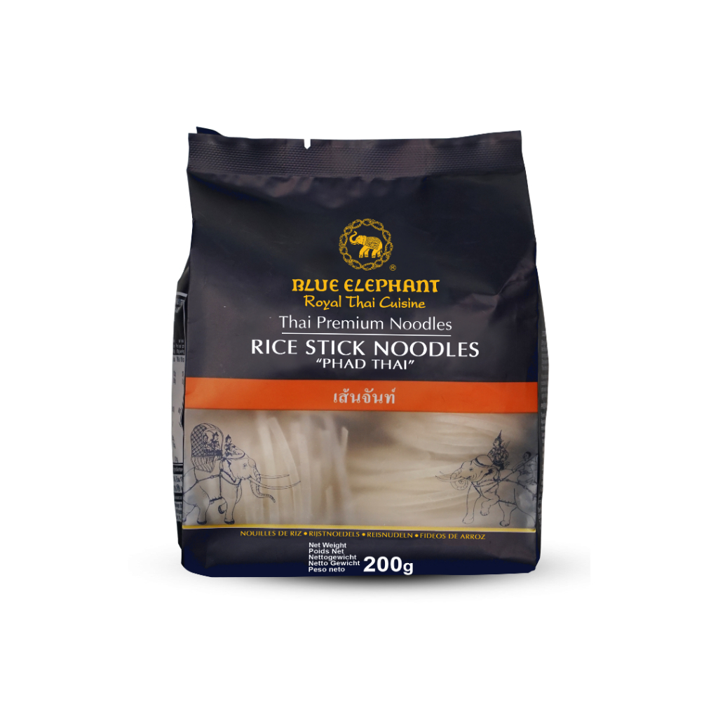Blue Elephant Rice Stick Noodles (Phad Thai) เส้นจันทร์ 200กรัม / 1 ...